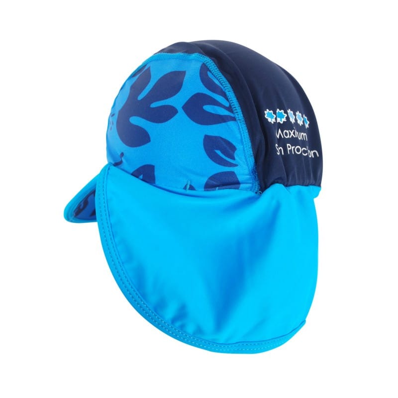 Confidence cap UV palm blue