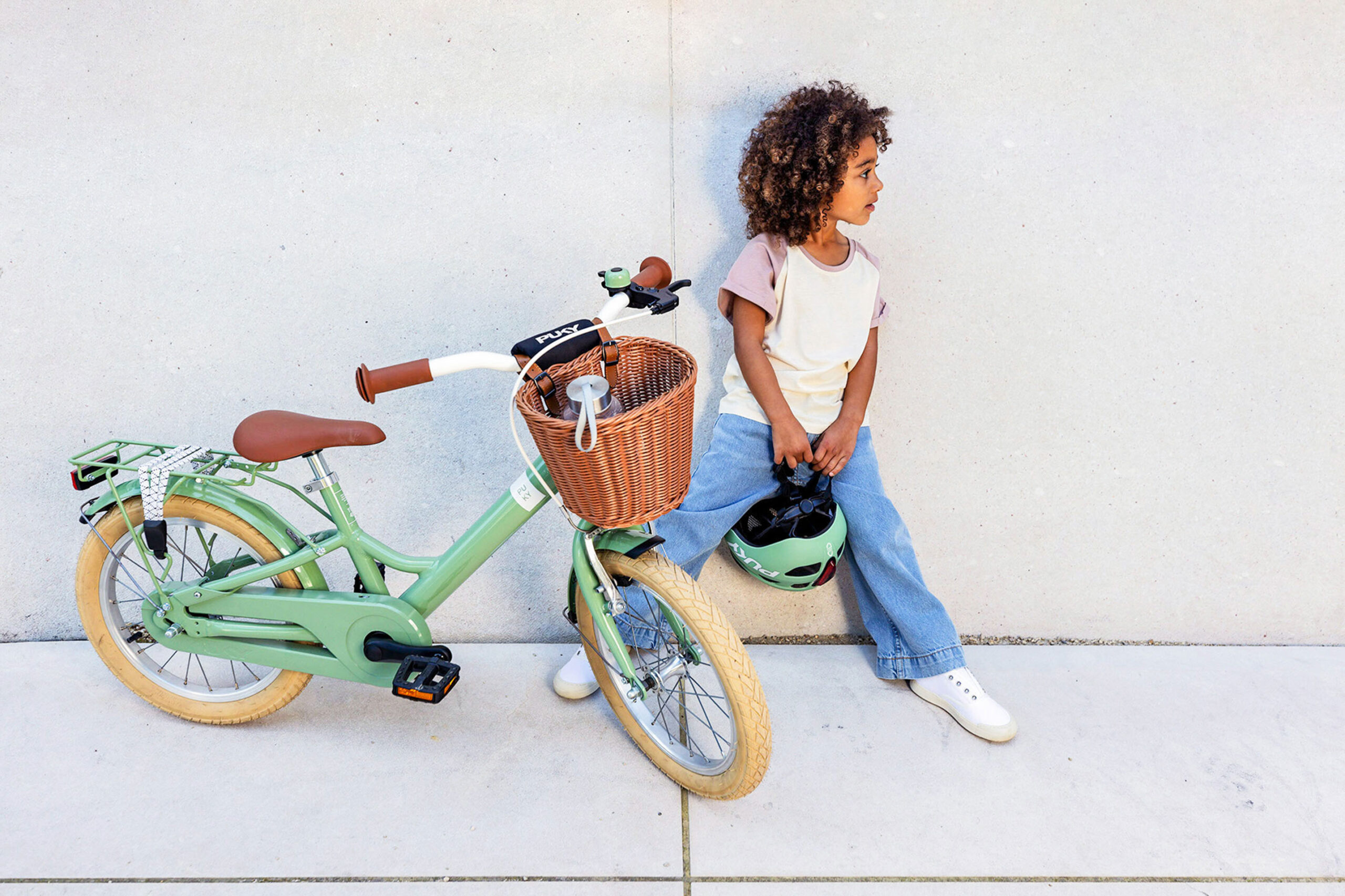Puky bicycle Youke classic 16 col retro green