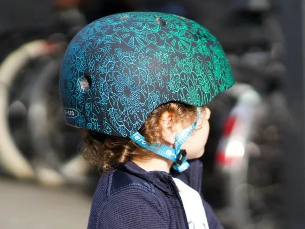 Micro helmet Mandala green/blue M 52-56 cm